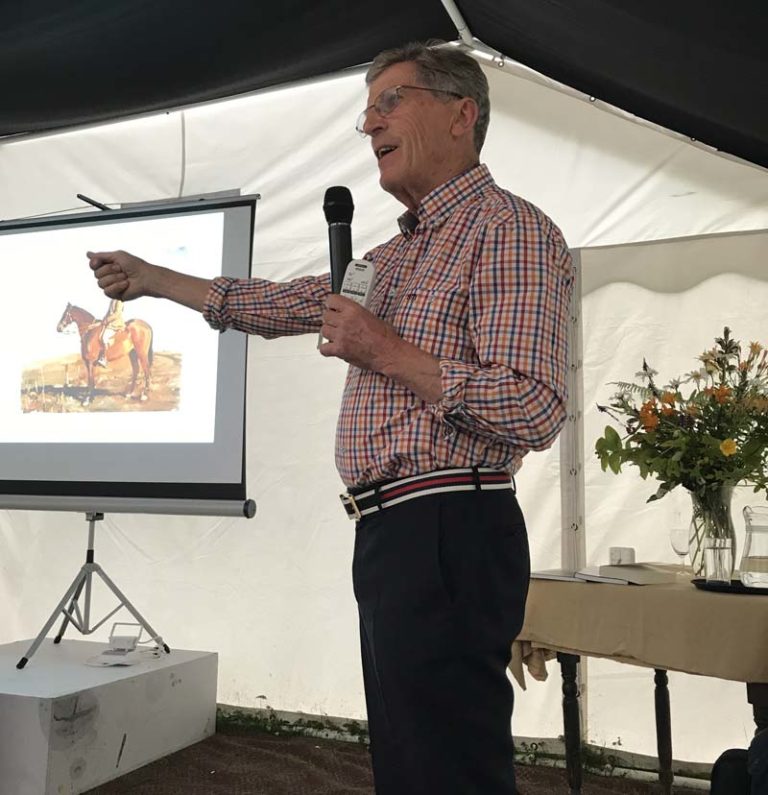 Epic: Brough Scott visits Castle House to give a talk about the life of ...